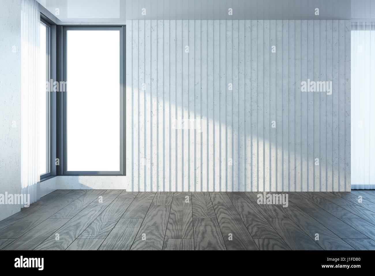 empty room with window Stock Photo - Alamy