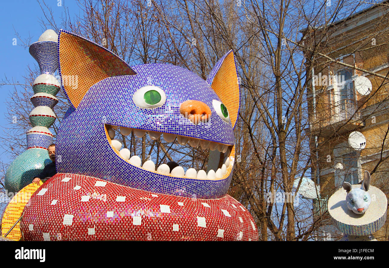 KYIV, UKRAINE - MARCH 18, 2012: The children's Alice in Wonderland ...
