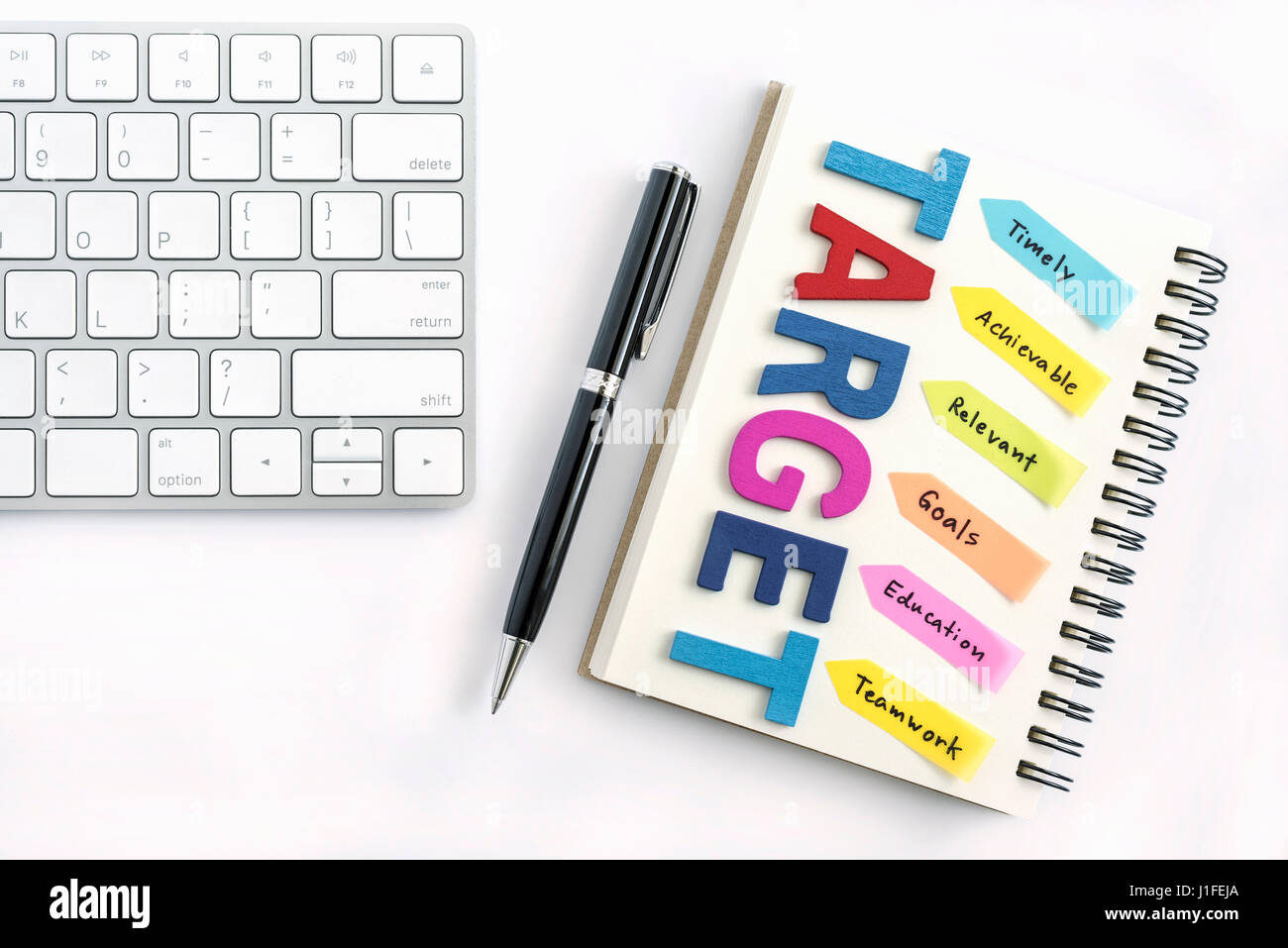 words target with handwriting timely achievable relevant goals ...