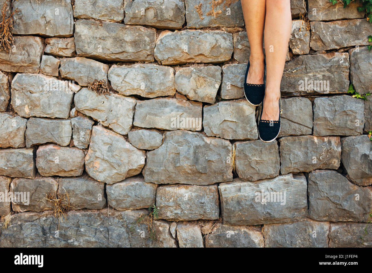 Socks summer woman beach hi-res stock photography and images - Alamy