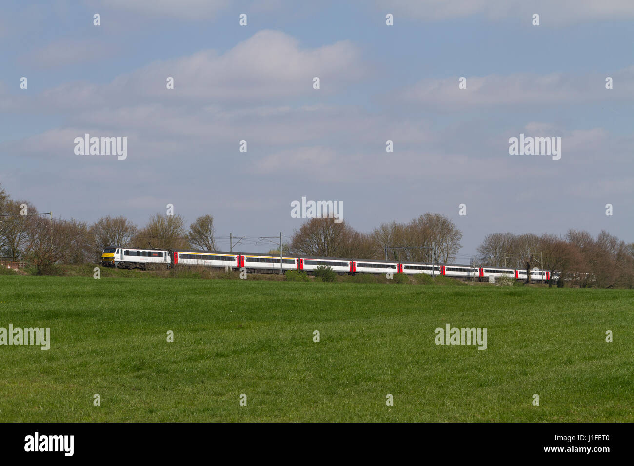 Class 90 electric locomotive hi-res stock photography and images - Alamy