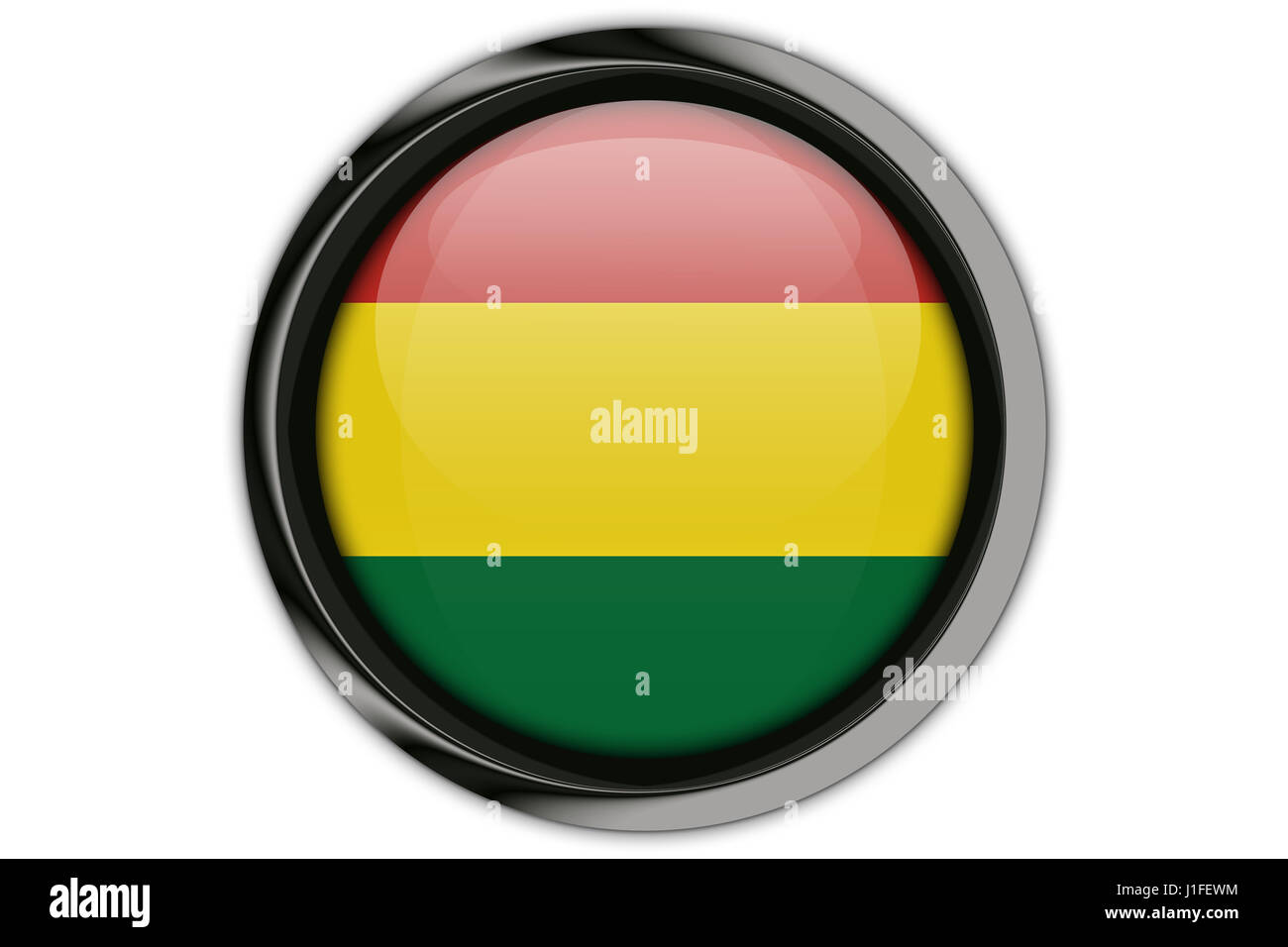 Bolivia flag in the button pin Isolated on White Background Stock Photo ...