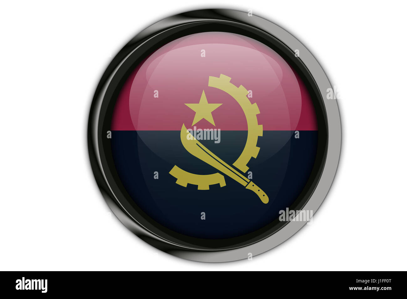 Flag round angola hi-res stock photography and images - Alamy