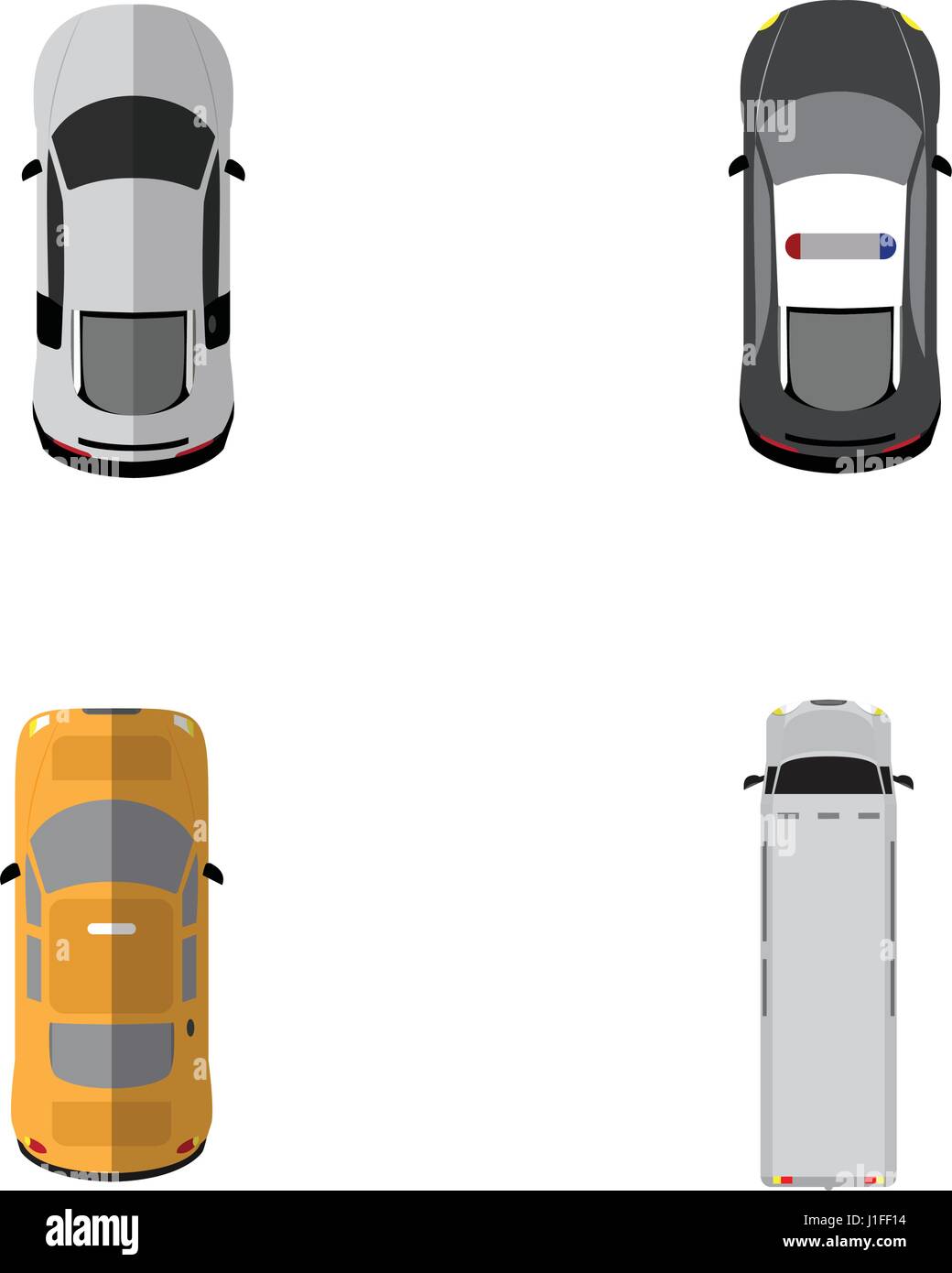 Top view vehicles Stock Vector Image & Art - Alamy