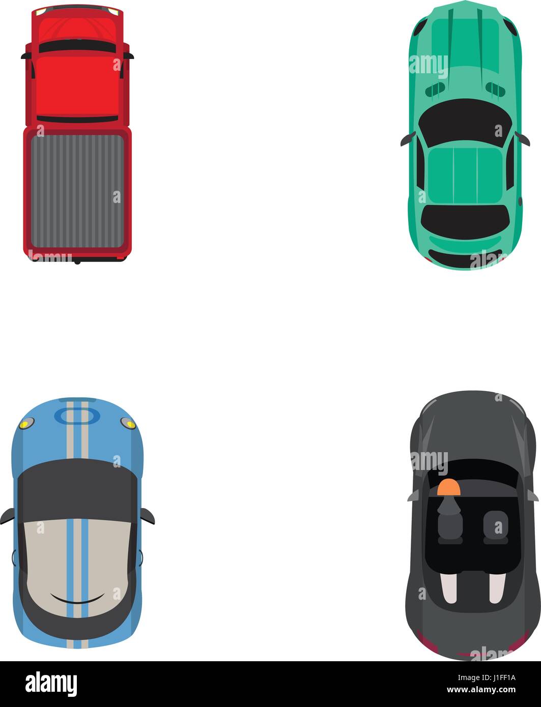 Top view vehicles Stock Vector Image & Art - Alamy