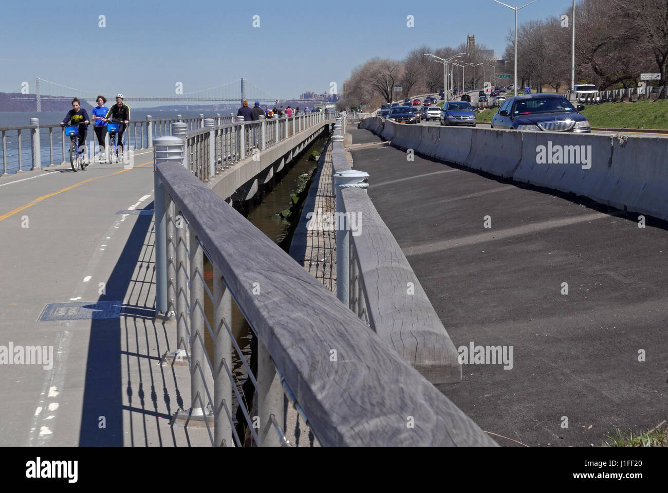 Hudson river park greenway hi-res stock photography and images - Alamy
