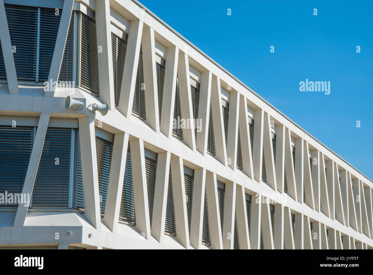 Facade of German School. Madrid, Spain Stock Photo - Alamy