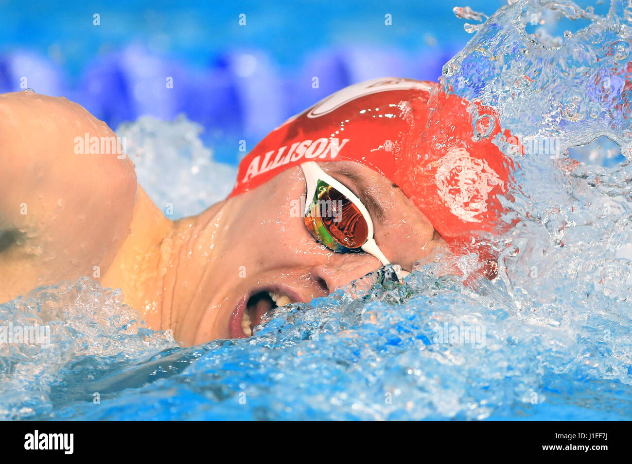 Fraser Allison competes in the Men's Junior 400m Individual Medley ...