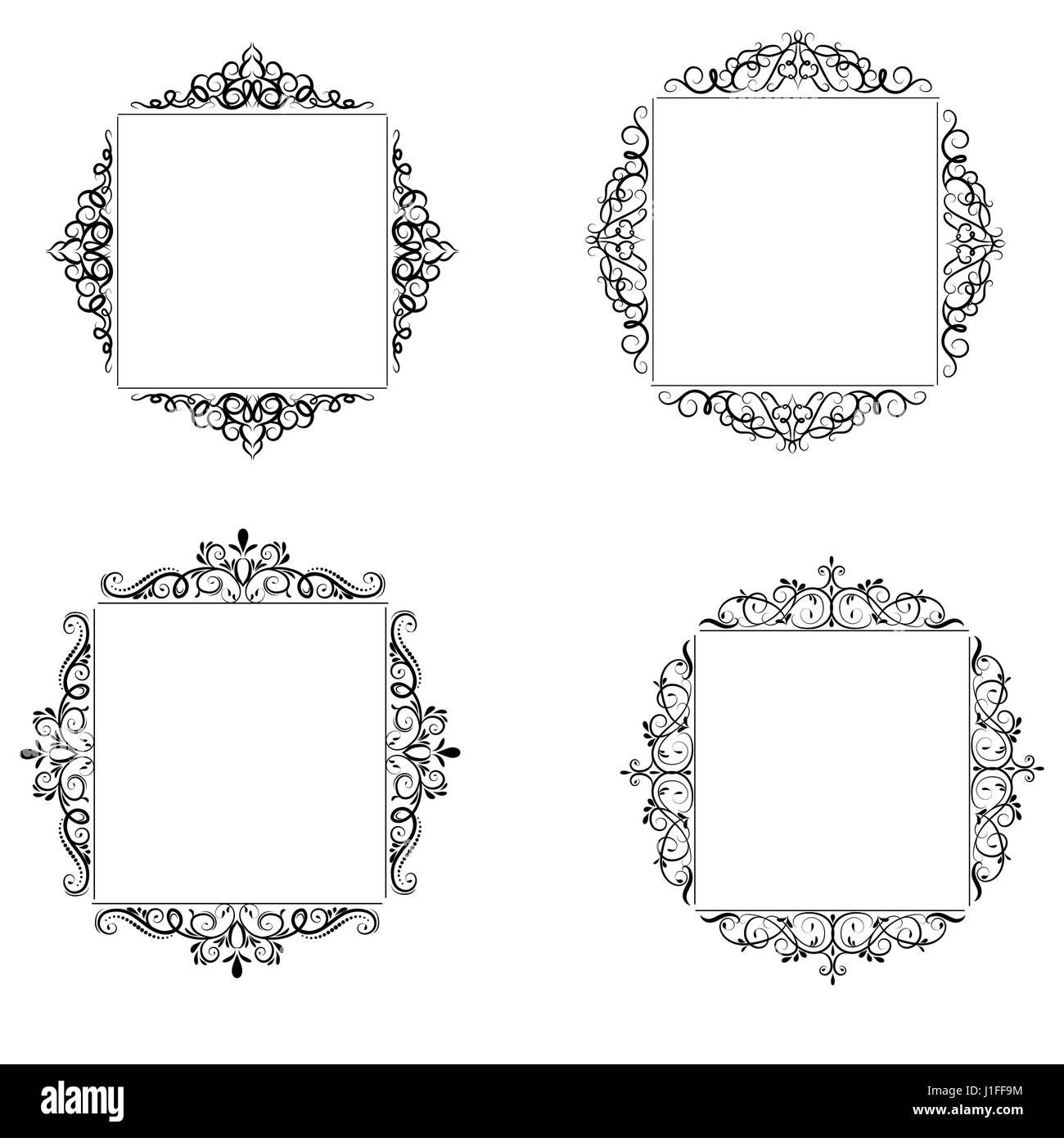Vintage baroque frame Stock Vector Image & Art - Alamy