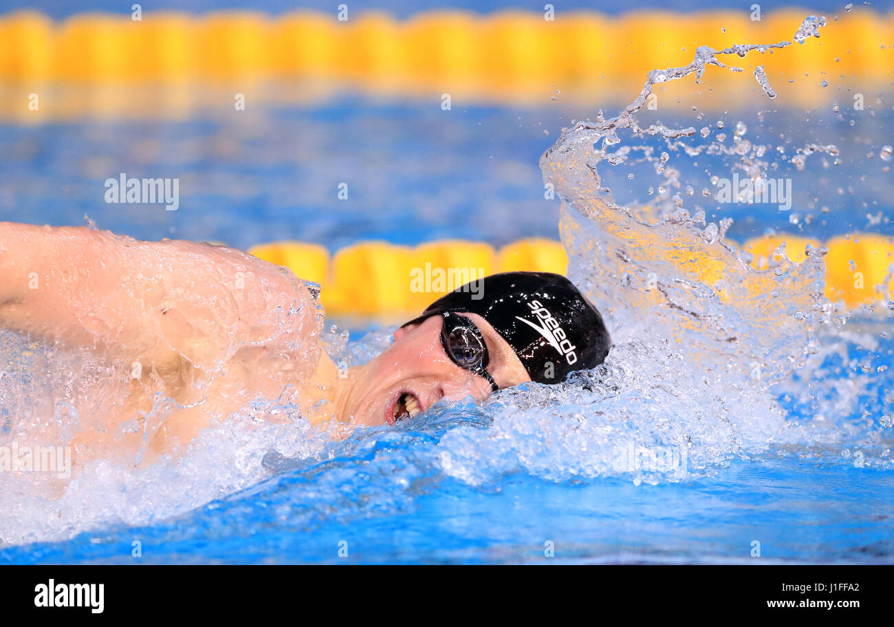Max Litchfield competes in the Men's Open 400m Individual Medley Final ...