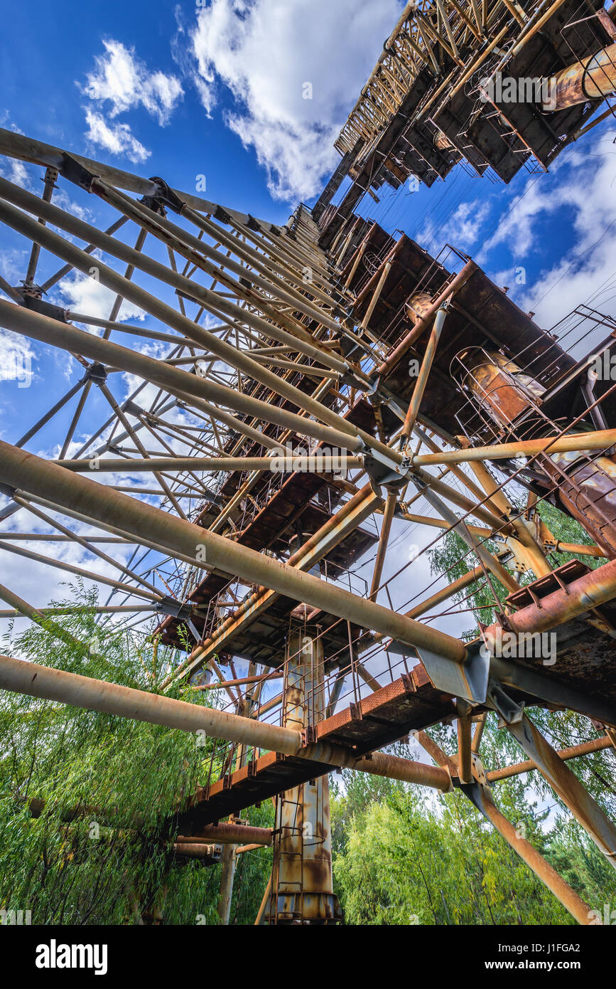 Duga radar system in Chernobyl-2 military base, Chernobyl Nuclear Power ...