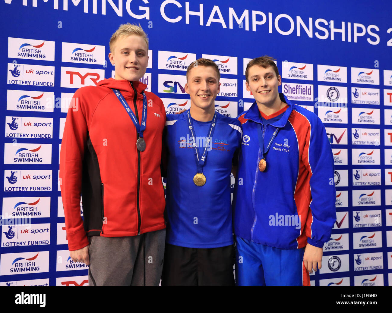 The medal ceremony for the Men's 1500m Freestyle gold medalist Daniel ...