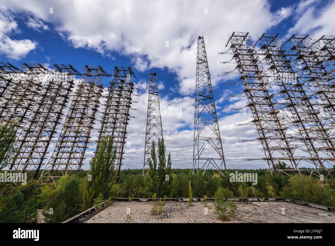 Duga radar system in Chernobyl-2 military base, Chernobyl Nuclear Power ...
