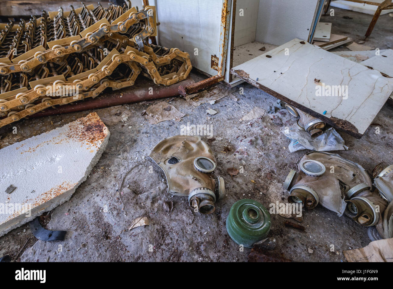 Chernobyl gas masks hi-res stock photography and images - Alamy