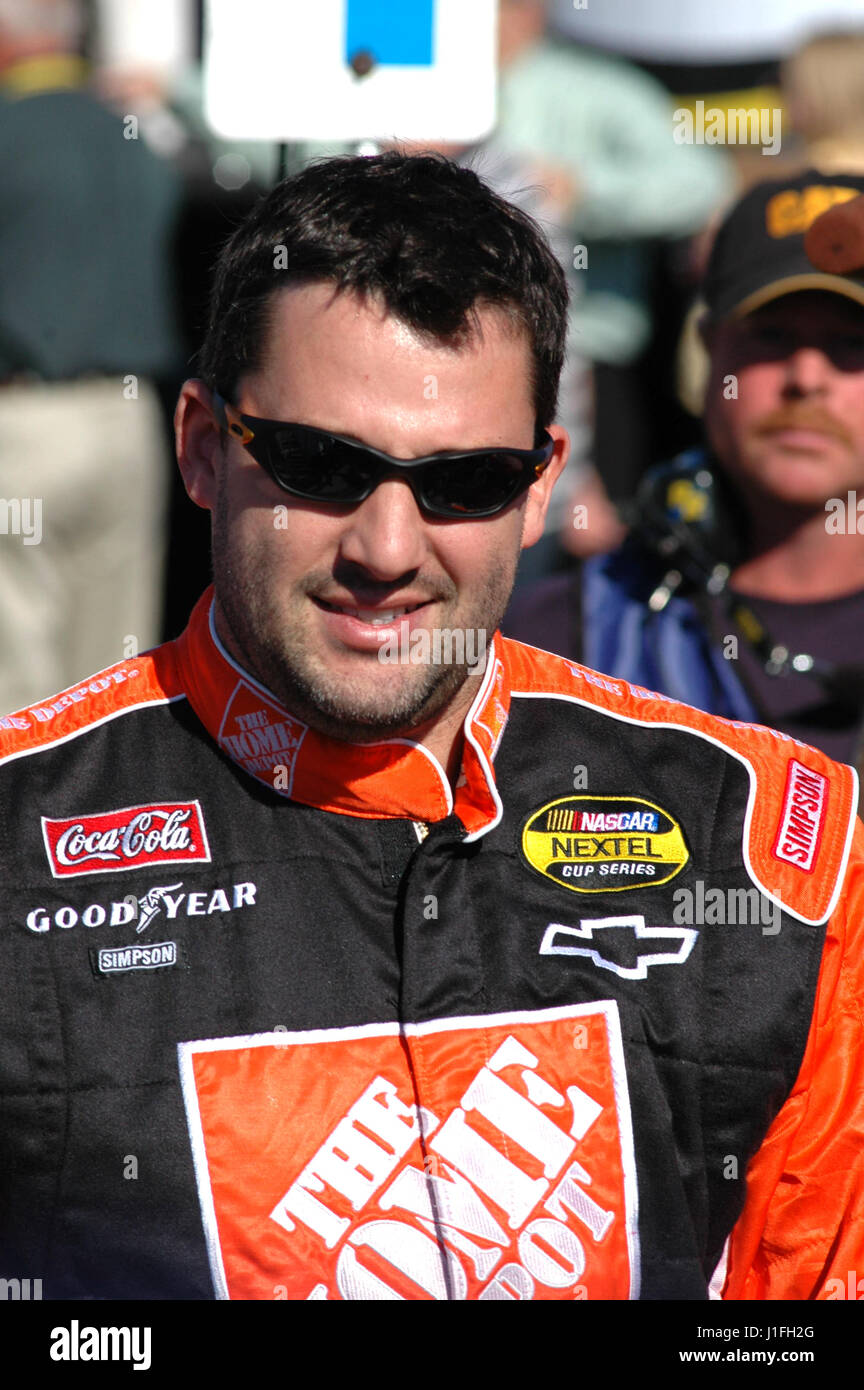NASCAR racing drivers tony stewart Stock Photo - Alamy