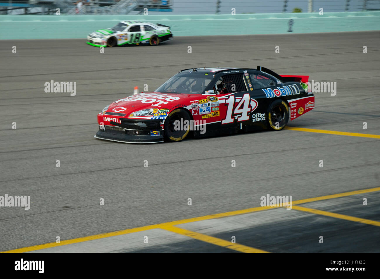 NASCAR racing drivers tony stewart Stock Photo - Alamy