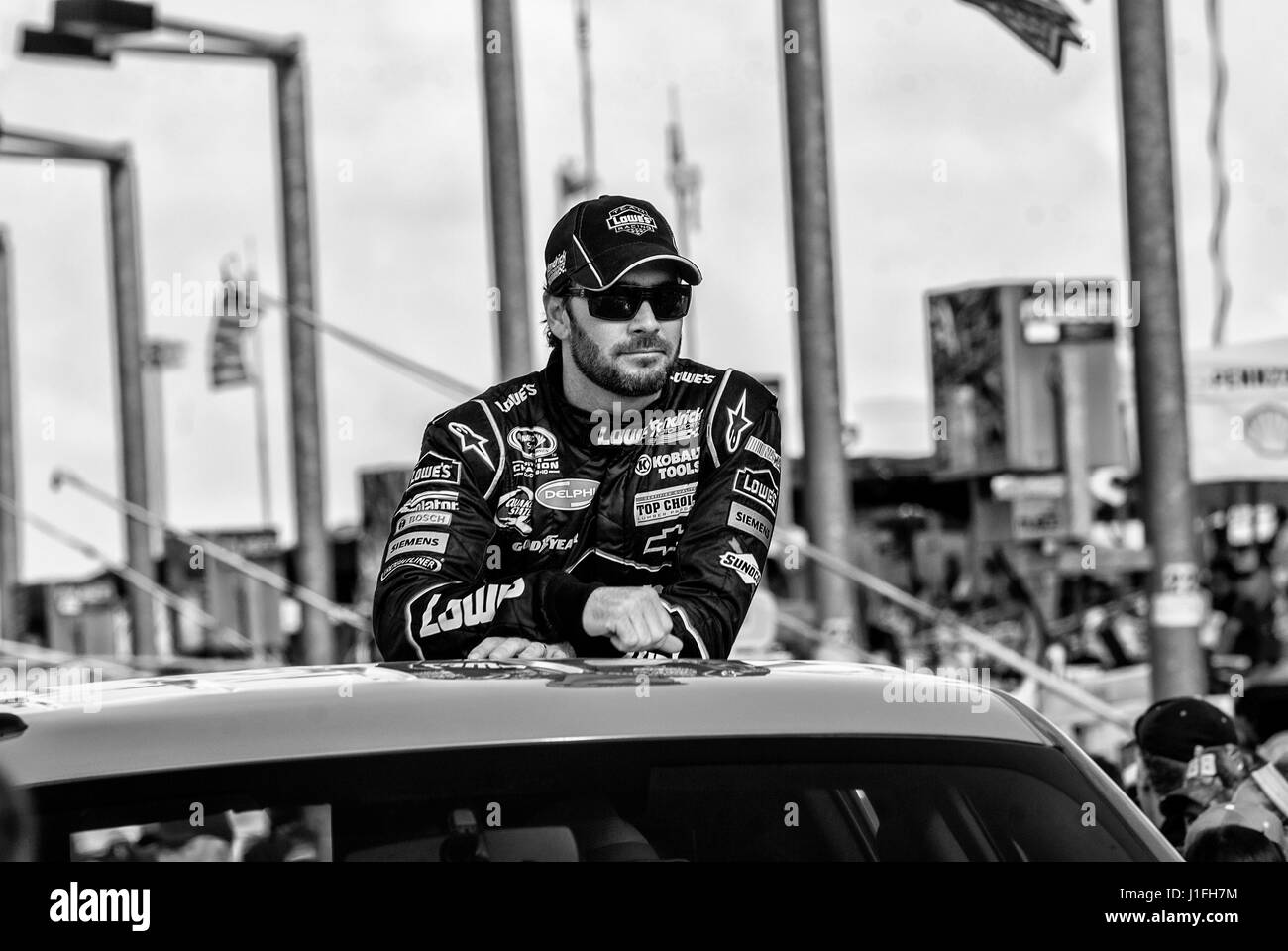 Nascar driving Black and White Stock Photos & Images - Alamy