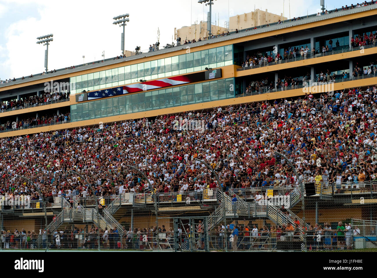 NASCAR racing fans Stock Photo - Alamy