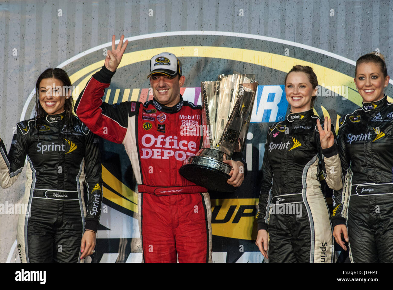 NASCAR racing drivers tony stewart Stock Photo - Alamy