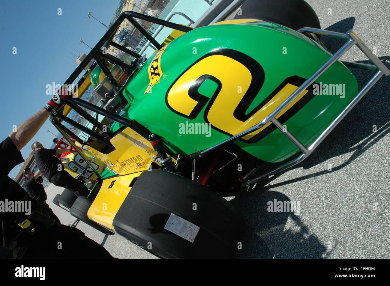 Indy racing Miami Homestead Speedway racing cars Stock Photo - Alamy