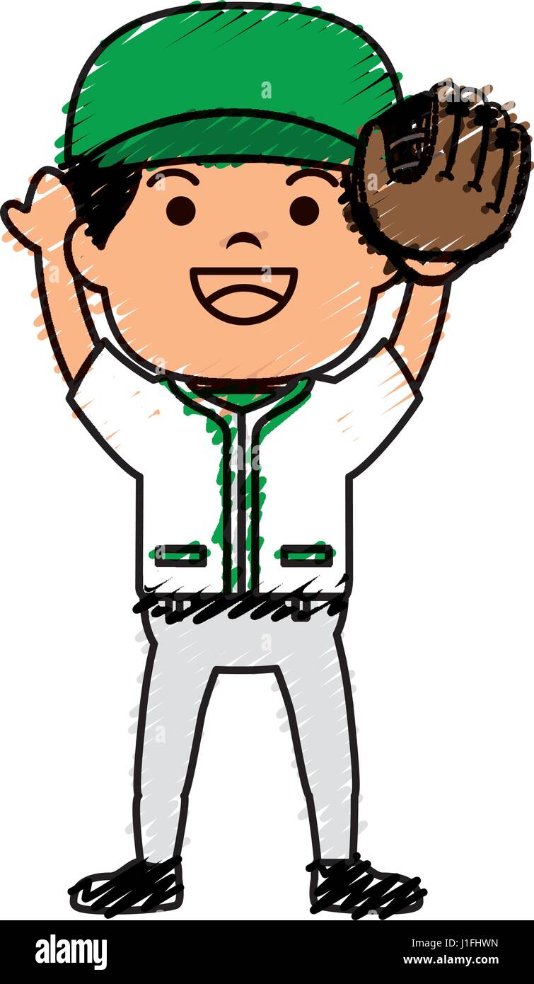 baseball player avatar character Stock Vector Image & Art - Alamy