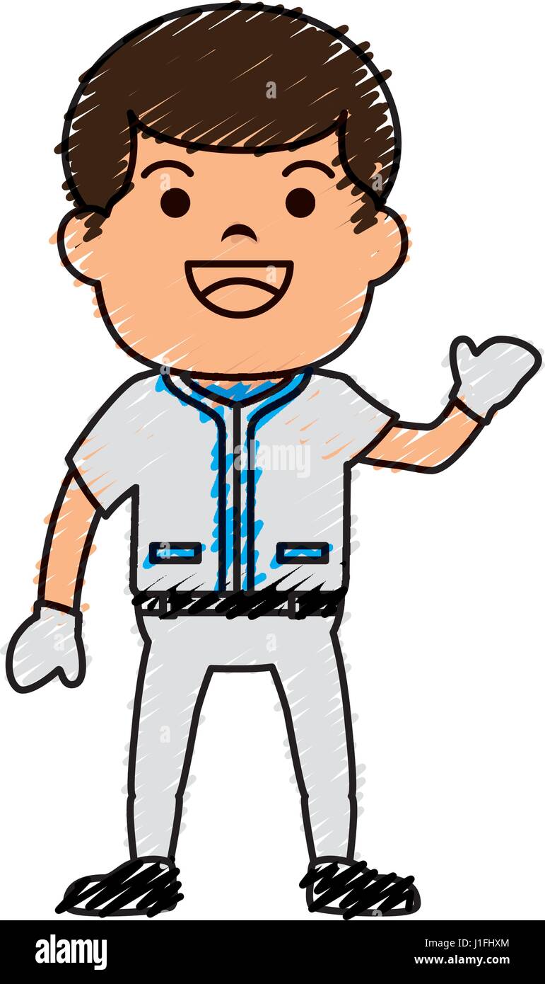 baseball player avatar character Stock Vector Image & Art - Alamy