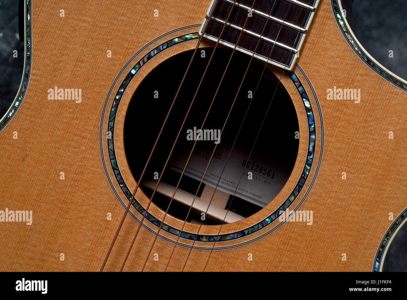 acoustic guitar musical instrument Stock Photo - Alamy
