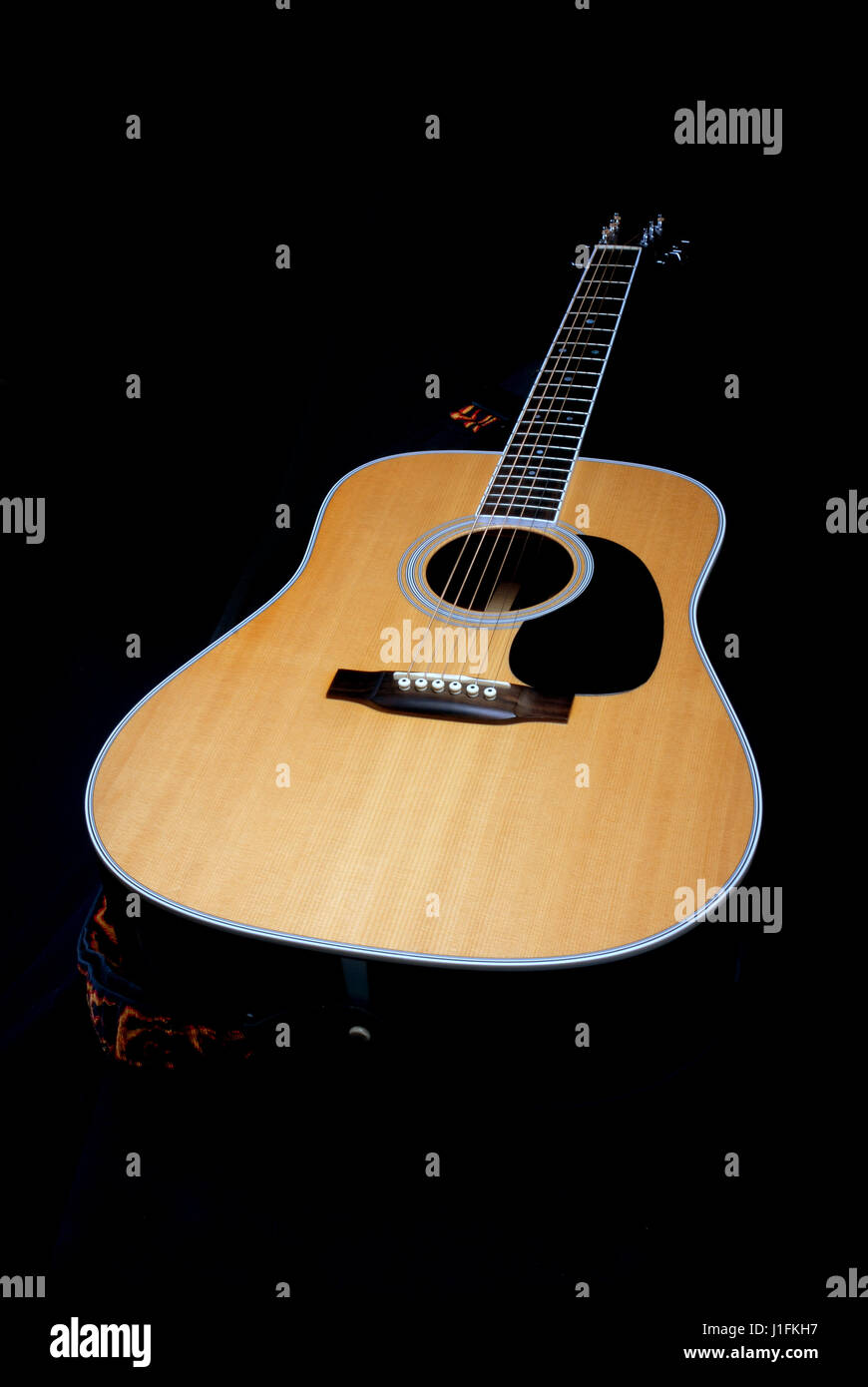 acoustic guitar musical instrument Stock Photo - Alamy