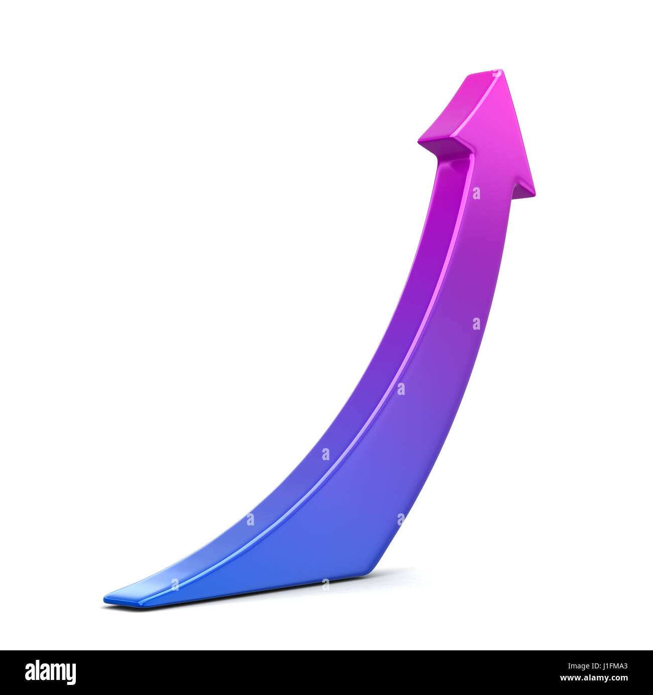 Arrow up. Image with clipping path Stock Photo - Alamy