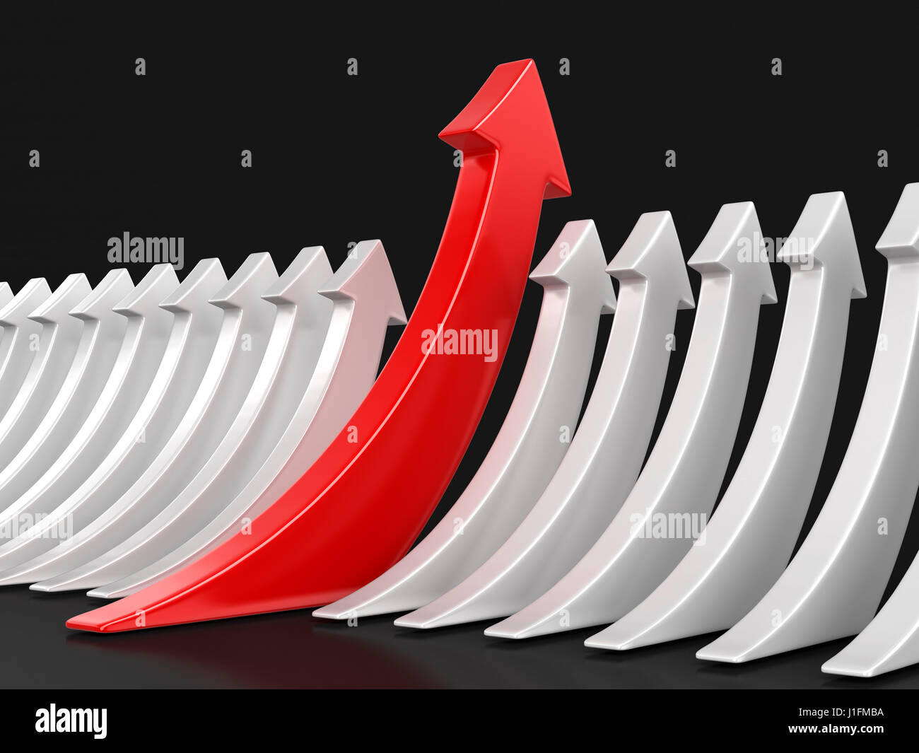 Arrow up. Image with clipping path Stock Photo - Alamy
