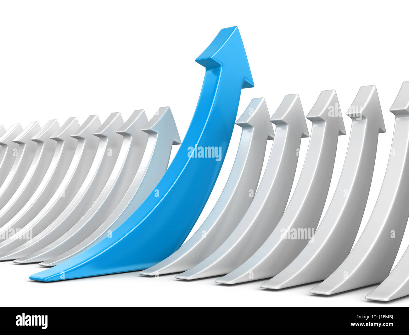 Arrow up. Image with clipping path Stock Photo - Alamy