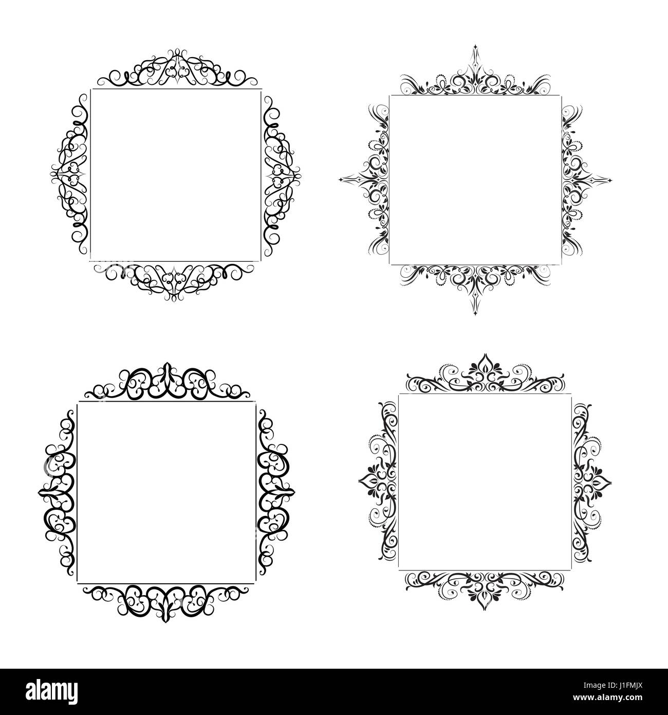 Vintage baroque frame Stock Vector Image & Art - Alamy