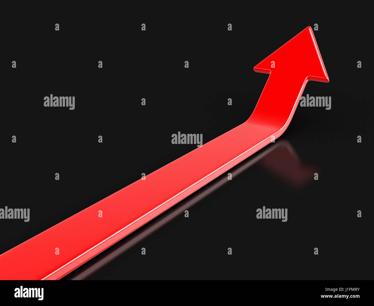 Arrow up. Image with clipping path Stock Photo - Alamy