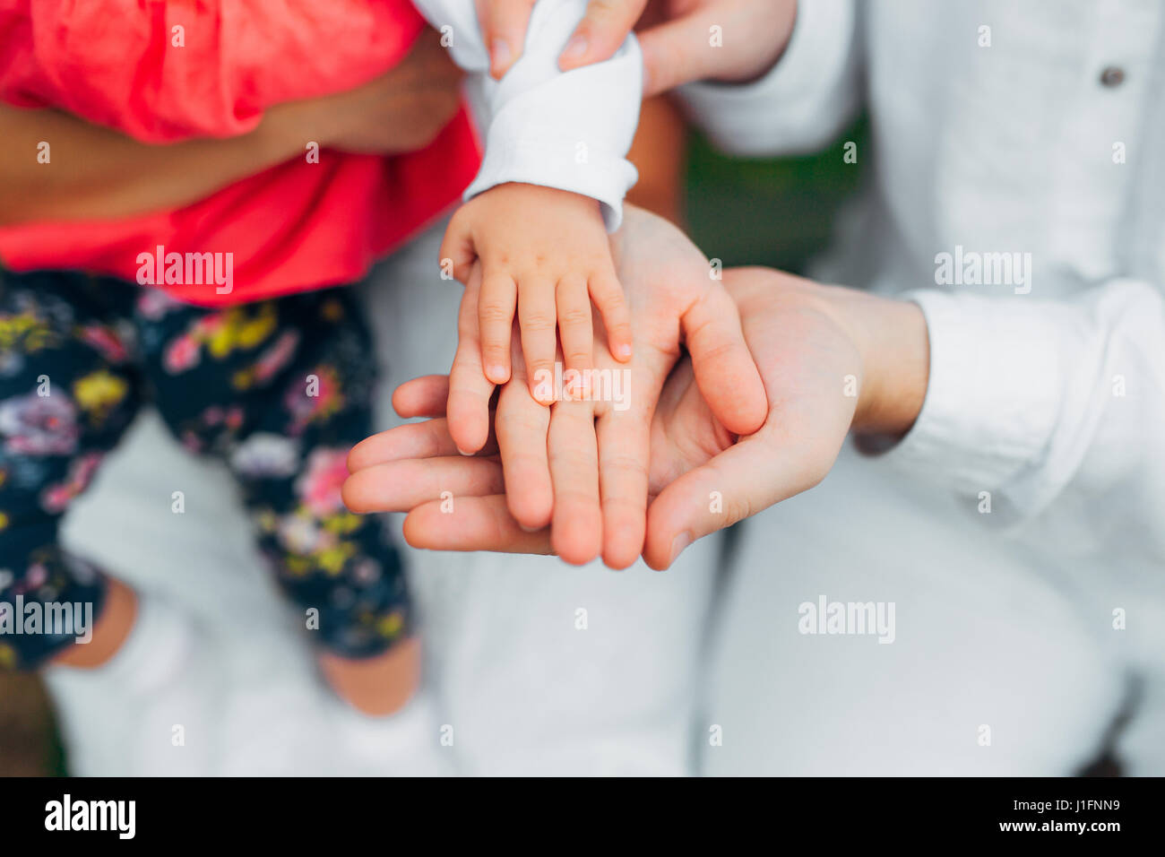 Father and Daughter Hands Stock Photo - Alamy