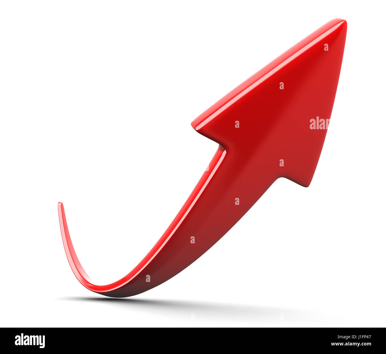 Arrow up. Image with clipping path Stock Photo - Alamy