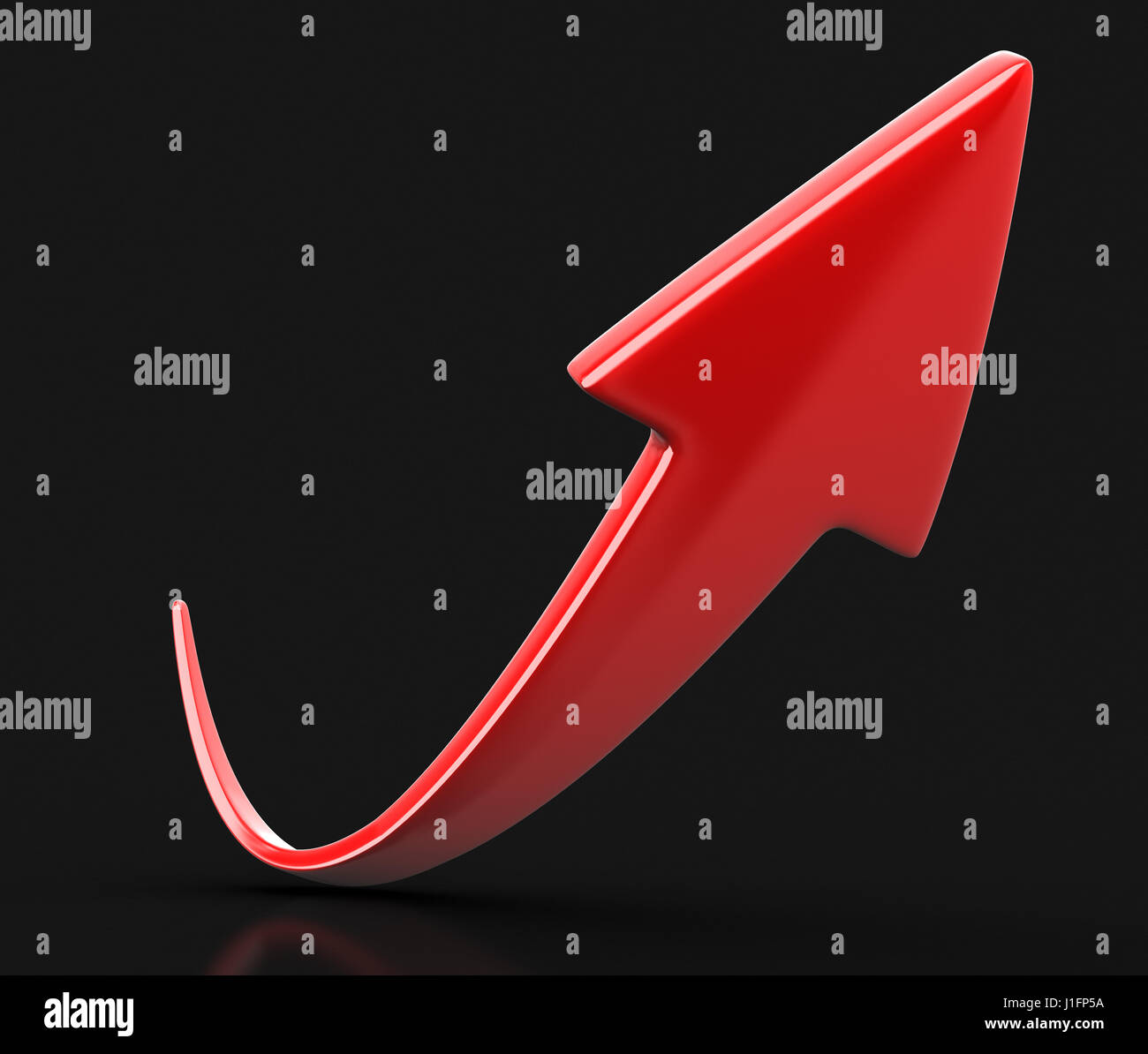 Arrow up. Image with clipping path Stock Photo - Alamy