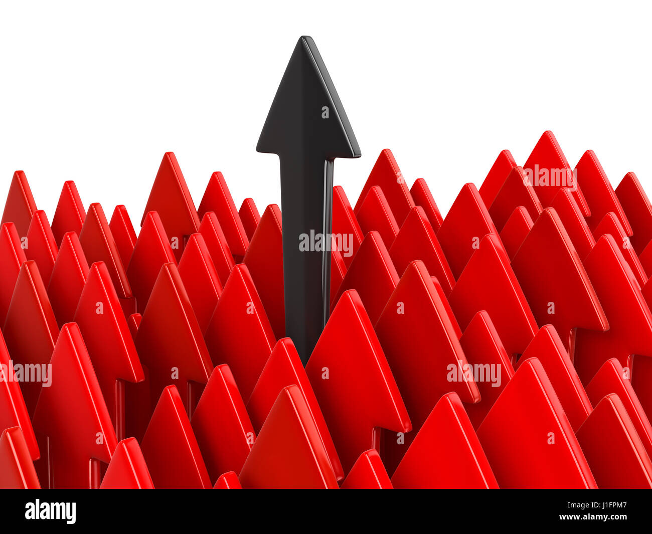 Arrow up. Image with clipping path Stock Photo - Alamy