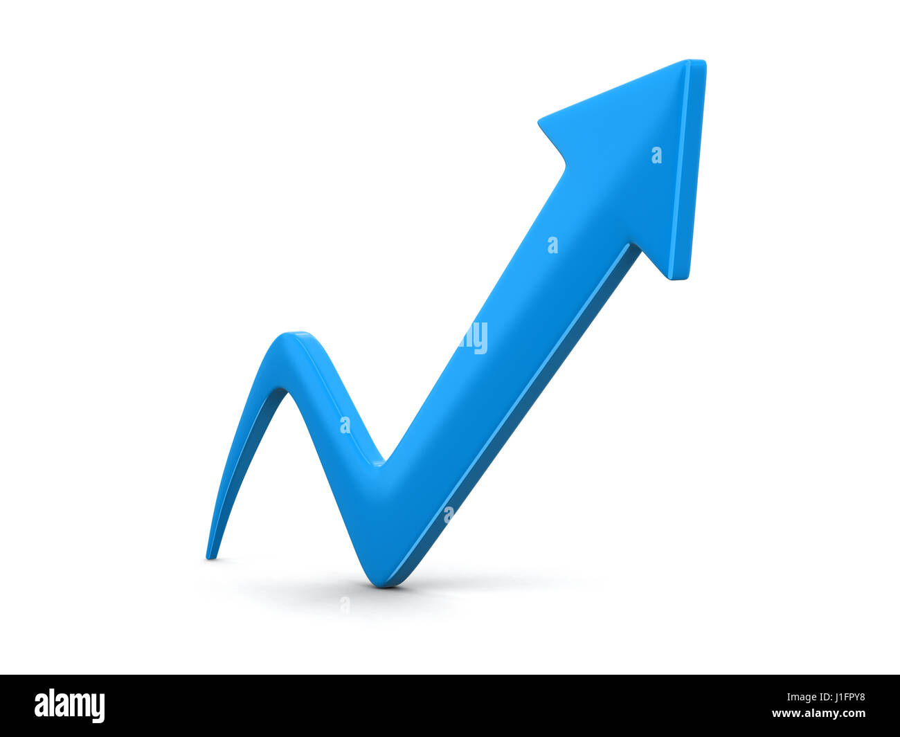 Arrow up. Image with clipping path Stock Photo - Alamy