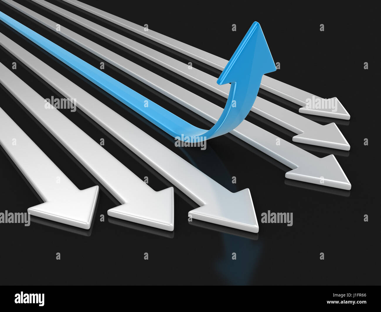 Arrow up. Image with clipping path Stock Photo - Alamy