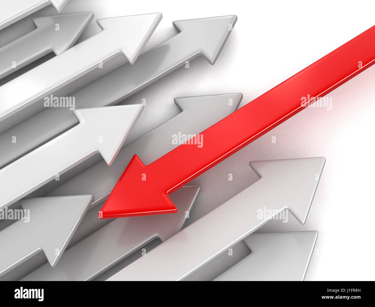 3d arrows. Image with clipping path Stock Photo - Alamy