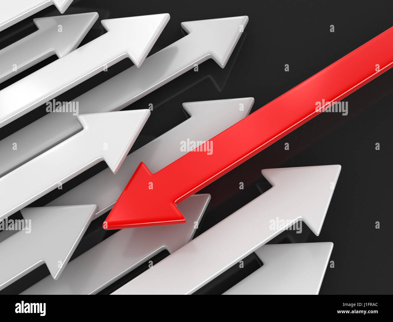 3d arrows. Image with clipping path Stock Photo - Alamy