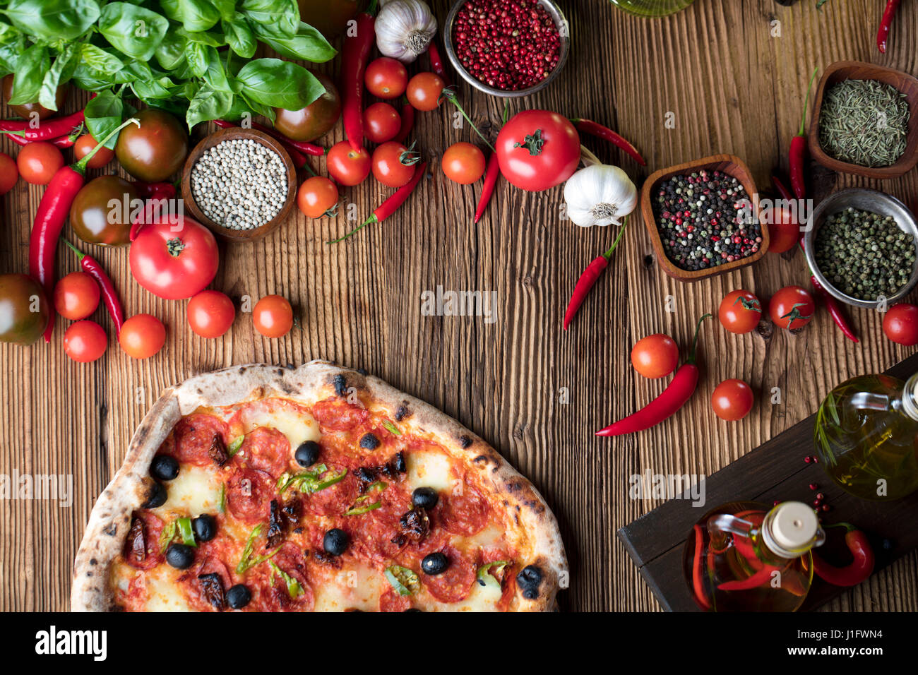 Italian food concept, rosemary olive oil, healthy food Stock Photo - Alamy