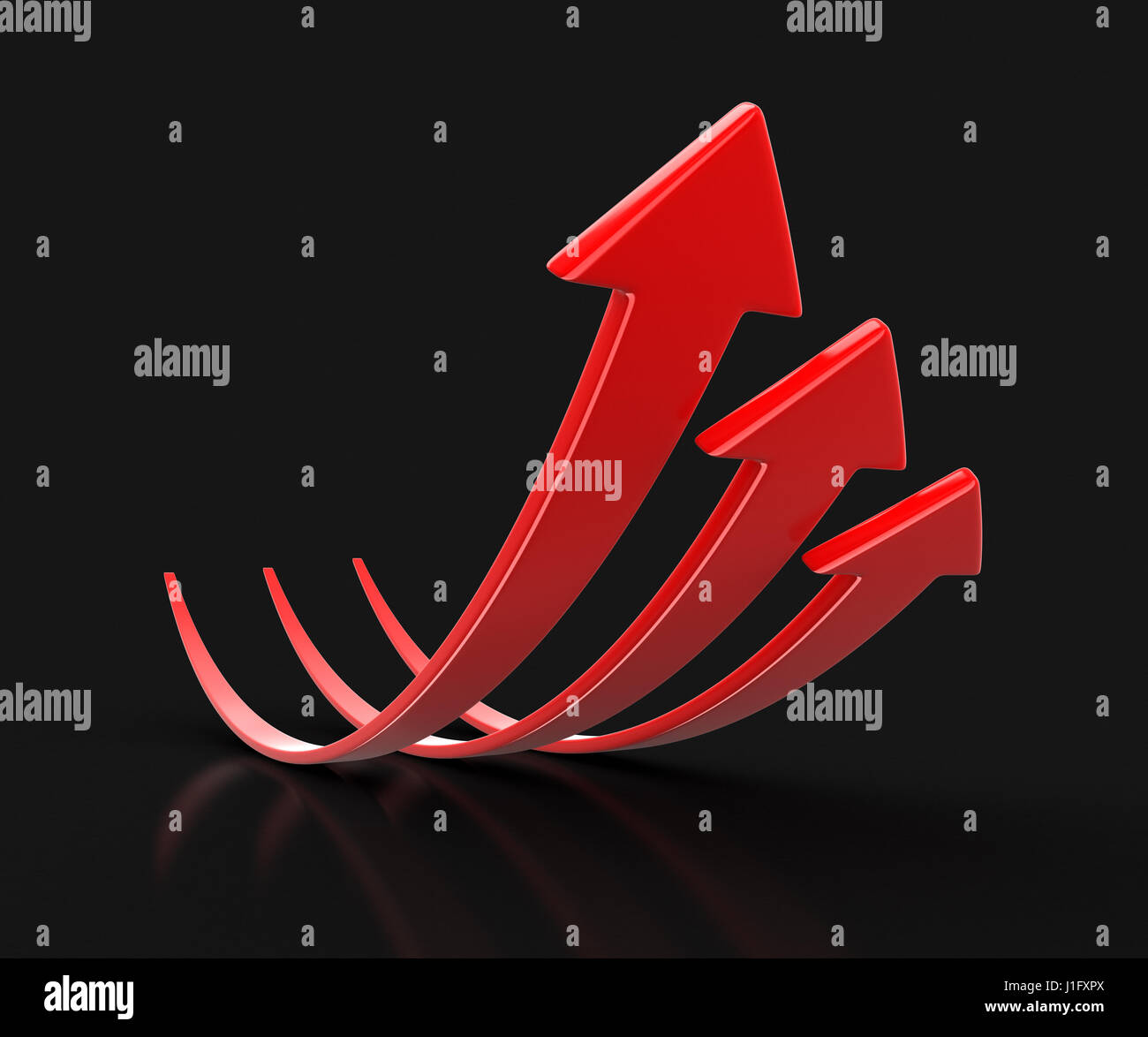 Arrow up. Image with clipping path Stock Photo - Alamy