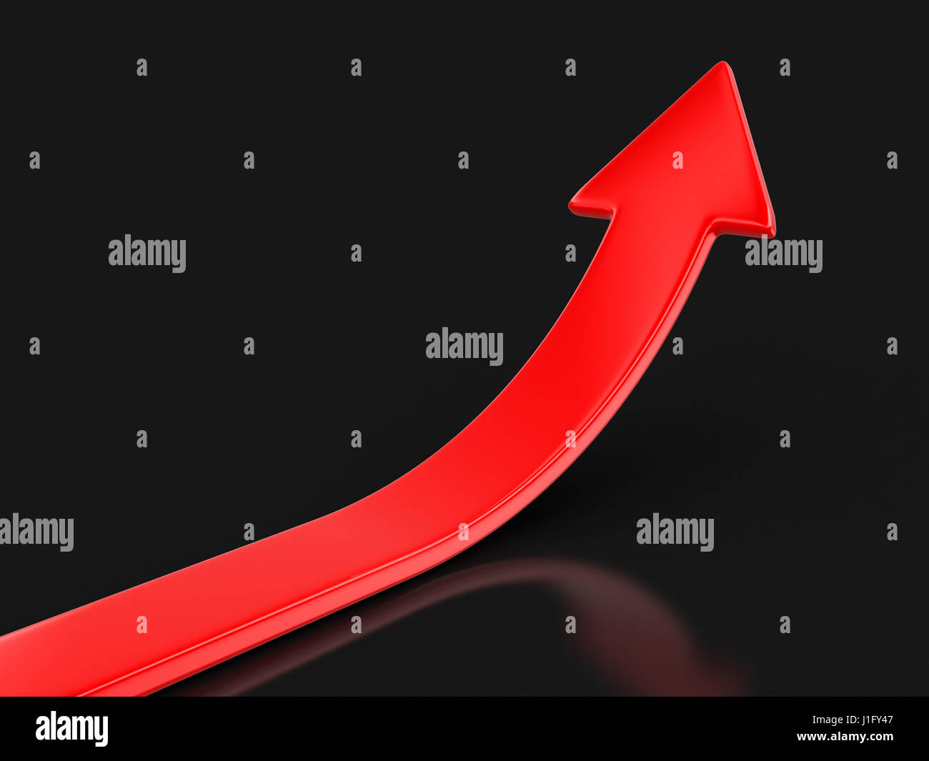 Arrow up. Image with clipping path Stock Photo - Alamy