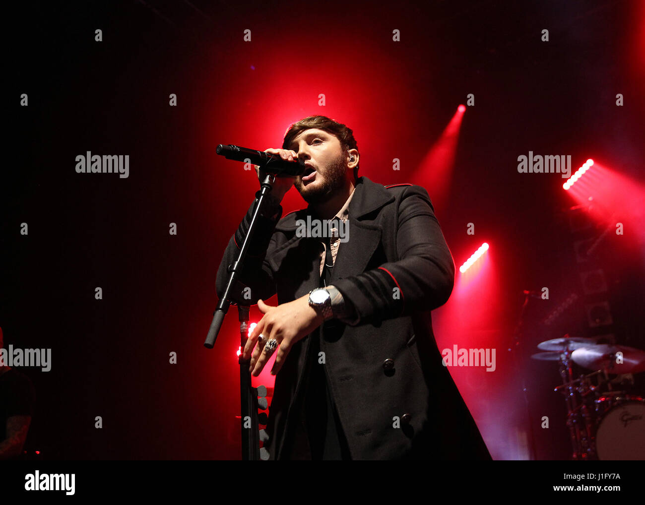 British musician James Arthur performing at the O2 Shepherds Bush ...