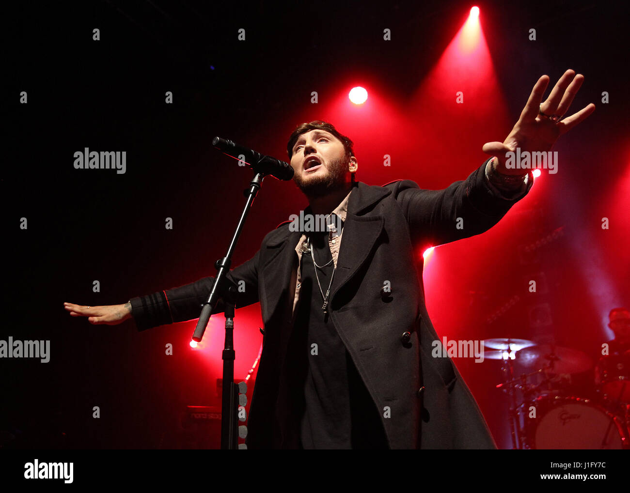 British musician James Arthur performing at the O2 Shepherds Bush ...