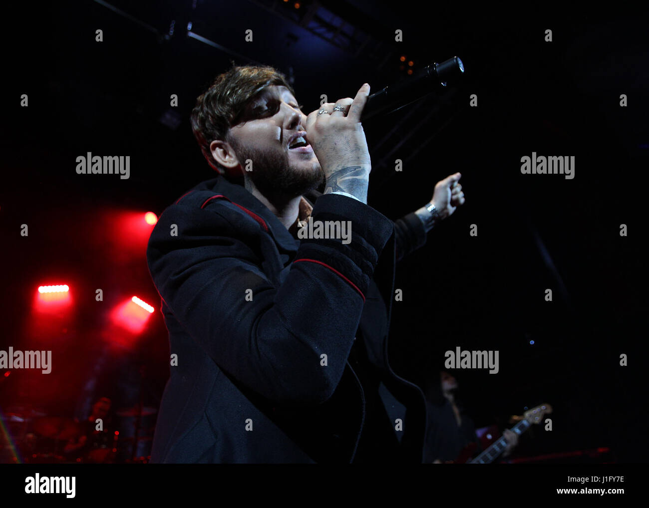 British musician James Arthur performing at the O2 Shepherds Bush ...
