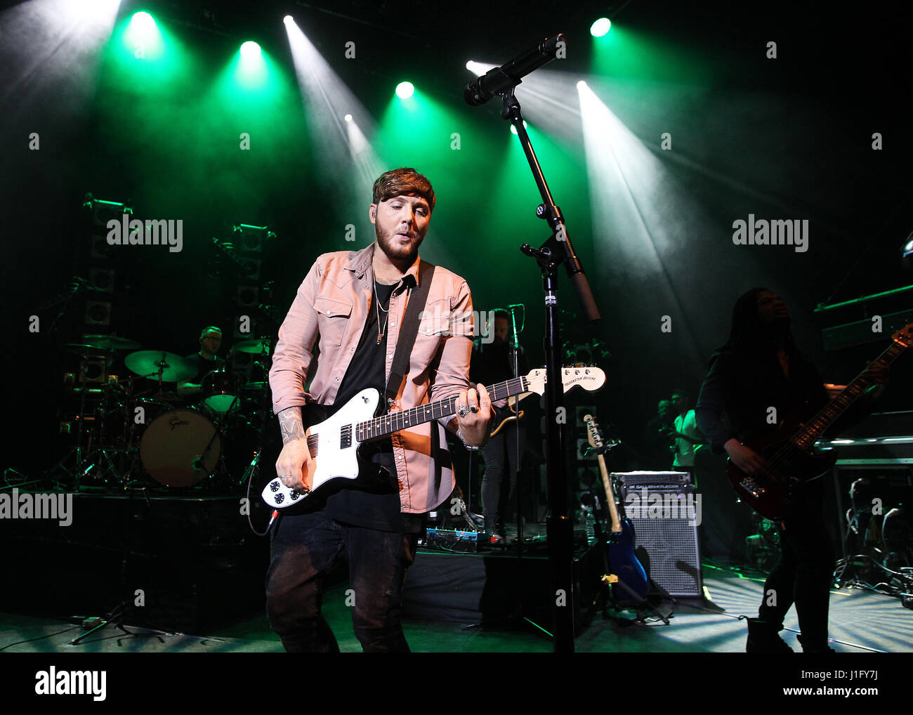 British musician James Arthur performing at the O2 Shepherds Bush ...
