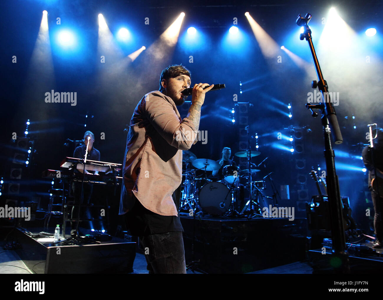 British musician James Arthur performing at the O2 Shepherds Bush ...