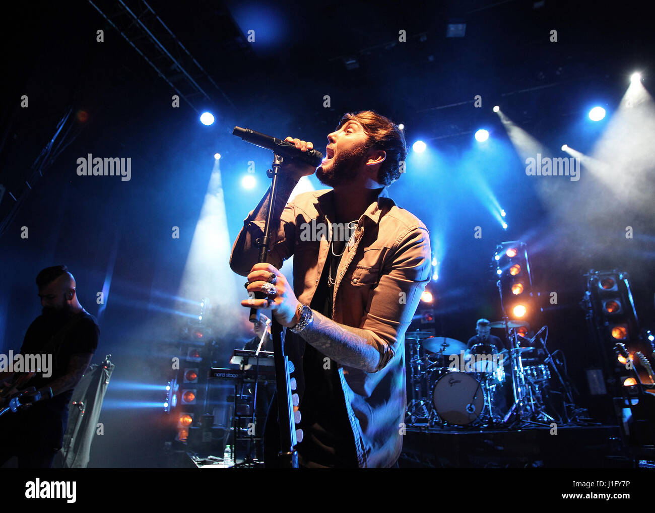 British musician James Arthur performing at the O2 Shepherds Bush ...